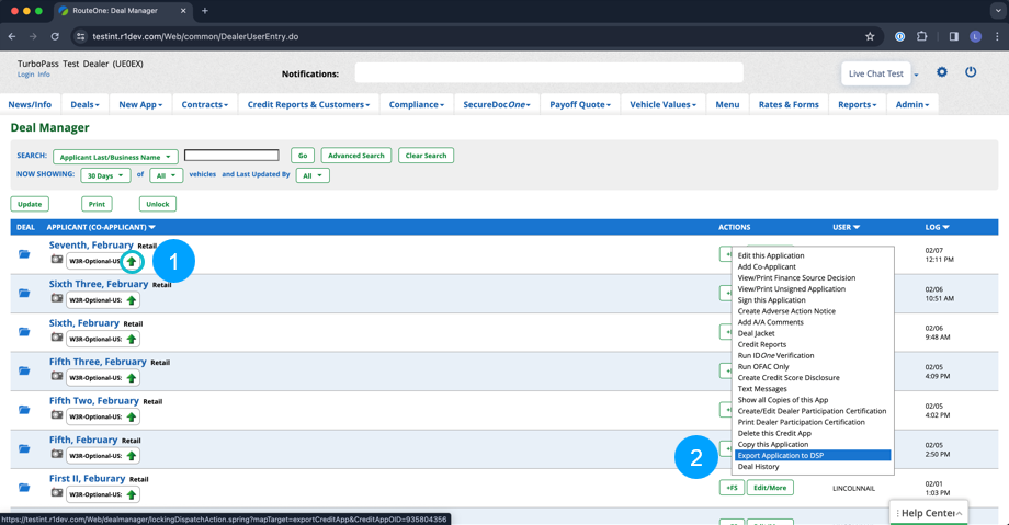RouteOne Integration